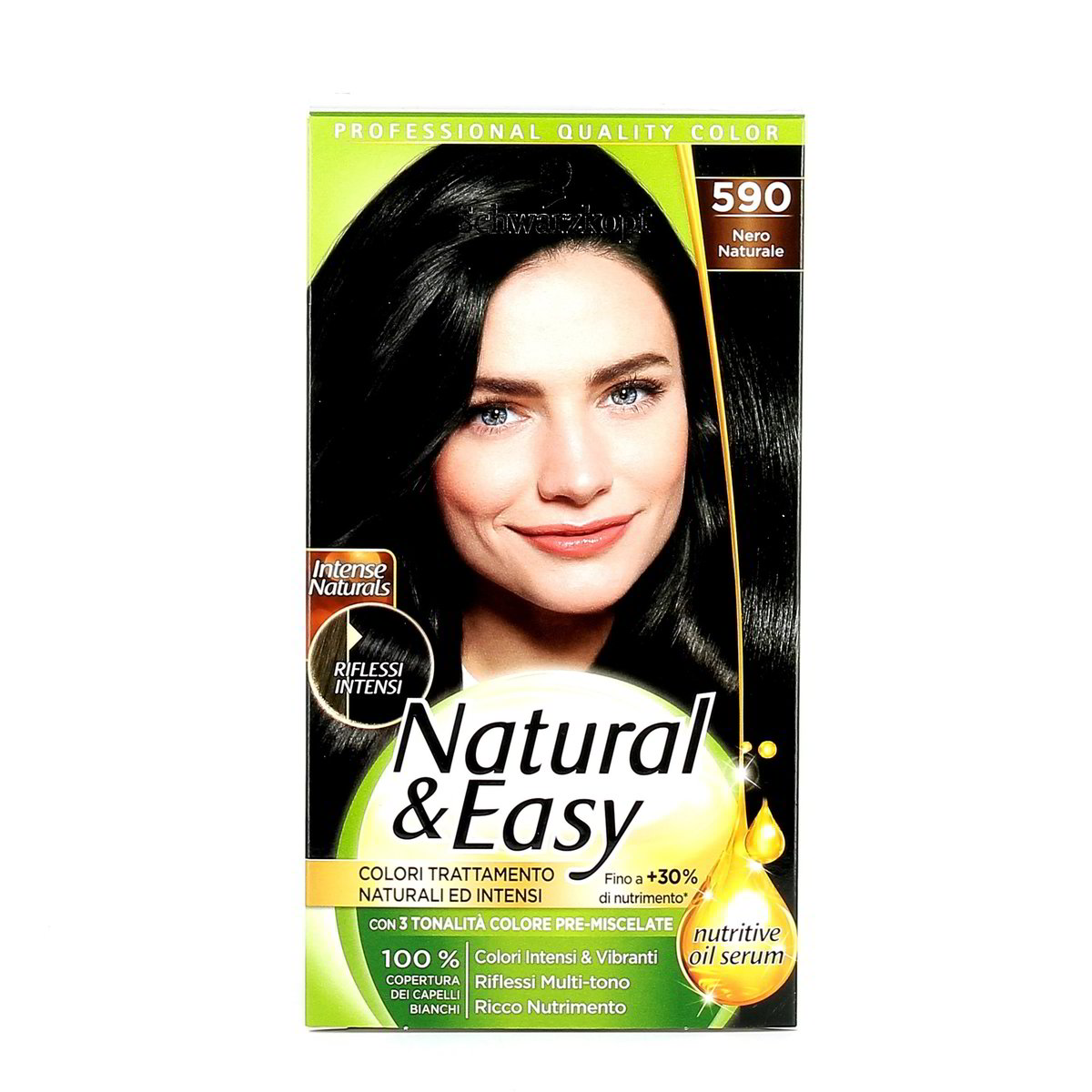 NATURAL&EASY NERO NATURALE 590 SCHWARZKOPF 1 pezzo in dettaglio | Gros ...