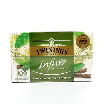 INFUSO FINOCCHIO MENTA E LIQUIRIZIA 20 FILTRI TWININGS 40 g in ...