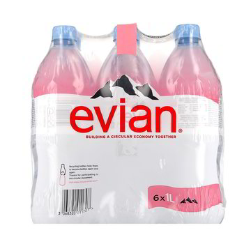 ACQUA MINERALE NATURALE EVIAN 6x1 l in dettaglio | Gros Spesa Online