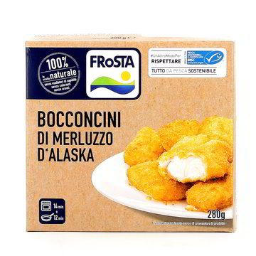 BOCCONCINI DI MERLUZZO D'ALASKA FROSTA 280 g in dettaglio | Gros Spesa ...