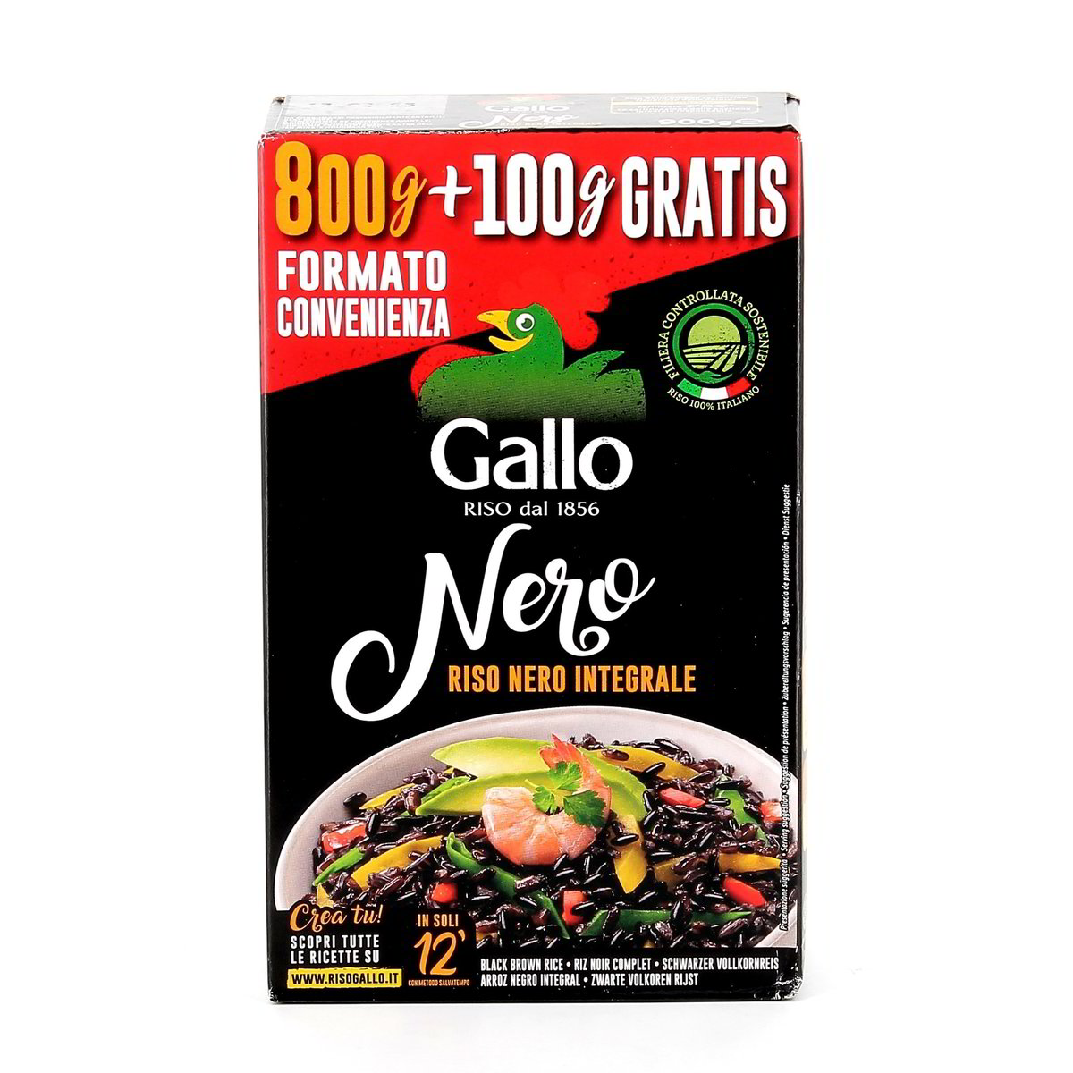 RISO NERO INTEGRALE GALLO 900 g in dettaglio | Gros Spesa Online