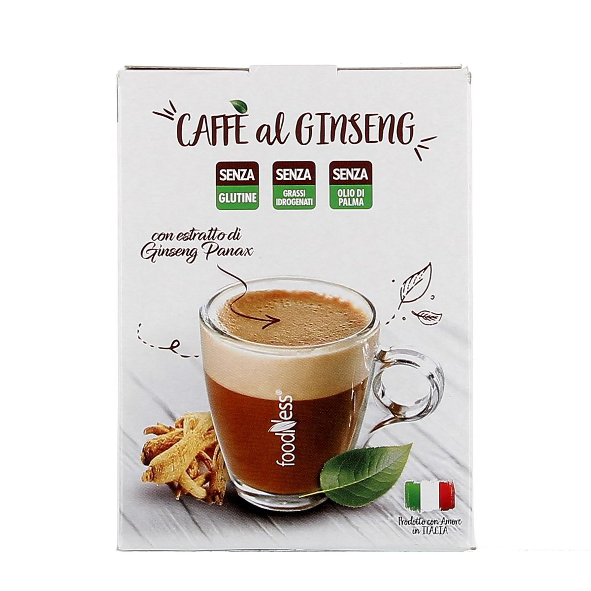 CAFFÈ AL GINSENG BUSTINE MONODOSE x10 FOODNESS 200 g in dettaglio ...