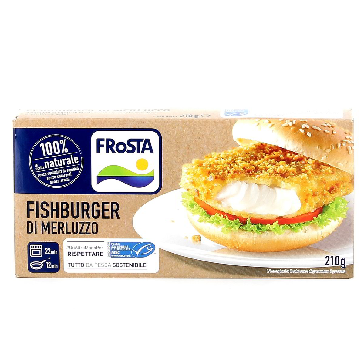 FISHBURGER DI MERLUZZO D'ALASKA FROSTA 210 g in dettaglio | Gros Spesa ...
