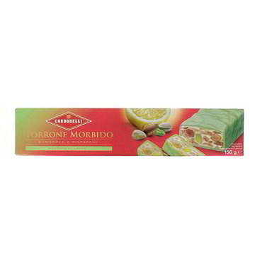 TORRONE MORBIDO MANDORLE E PISTACCHI RICOPERTO AL LIMONE CONDORELLI 150 ...