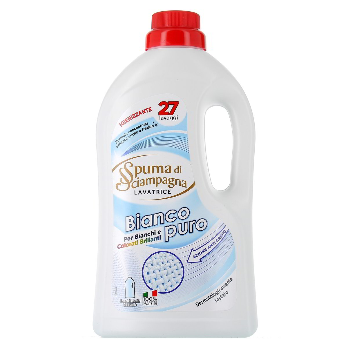 DETERSIVO LIQUIDO BIANCO PURO 27 LAVAGGI SPUMA DI SCIAMPAGNA 1215 ml in ...