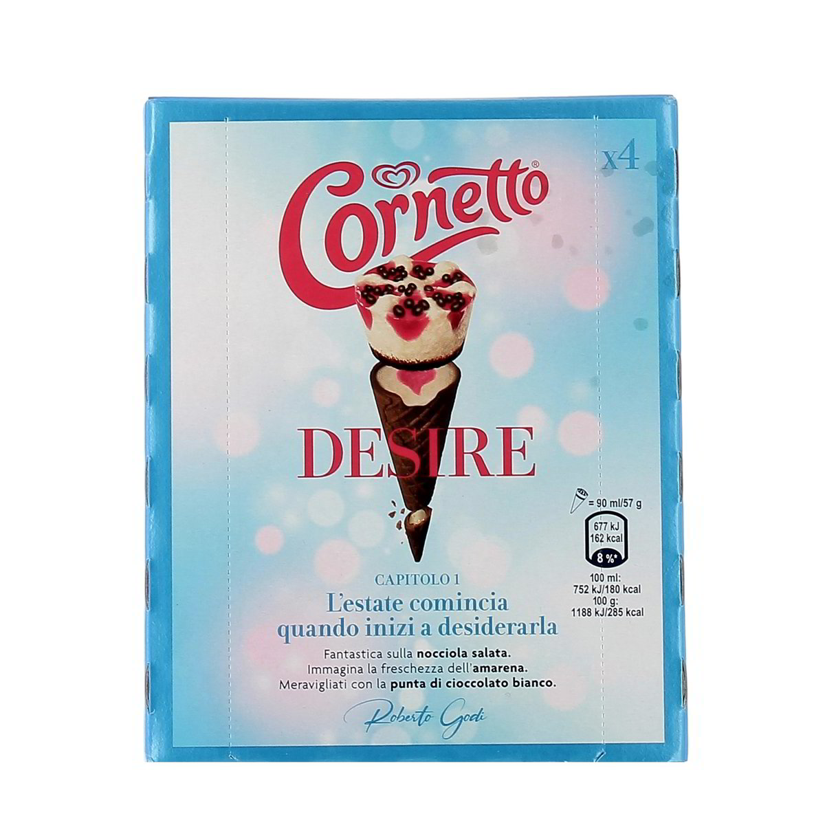 CORNETTO DESIRE x4 ALGIDA 228 g in dettaglio | Gros Spesa Online