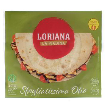 PIADINA SFOGLIATISSIMA OLIO LORIANA 350 g in dettaglio | Gros Spesa Online