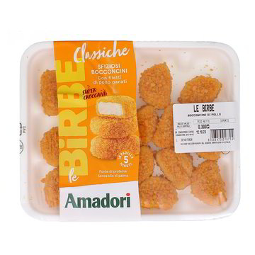 LE BIRBE BOCCONCINI CON FILETTI DI POLLO IMPANATI AMADORI ITALIA - 300 ...