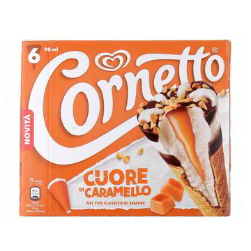CORNETTO CUORE DI CARAMELLO x6 ALGIDA 342 g in dettaglio | Gros Spesa ...